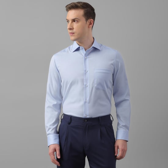 LOUIS PHILIPPE Men Solid Regular Fit Formal Shirt
