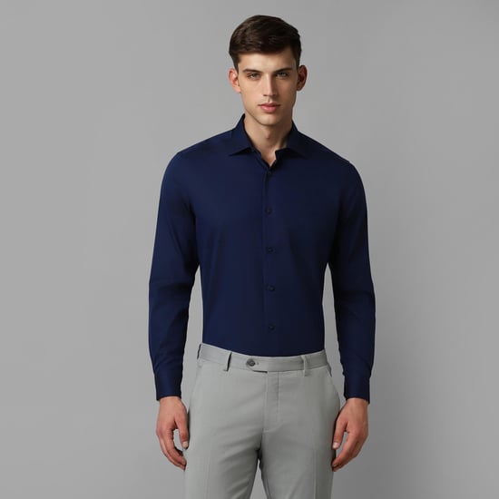 LOUIS PHILIPPE Men Solid Regular Fit Formal Shirt