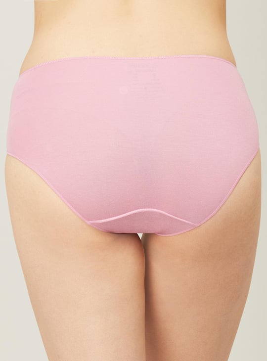 JOCKEY Solid Seamless Hipster Panties Pink