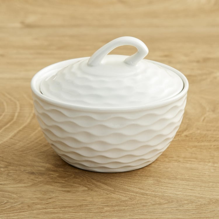 Buy Brook Solid Sugar Pots - Porcelain -220 ml -Sugar Pot 11 cm L x 9.5 ...