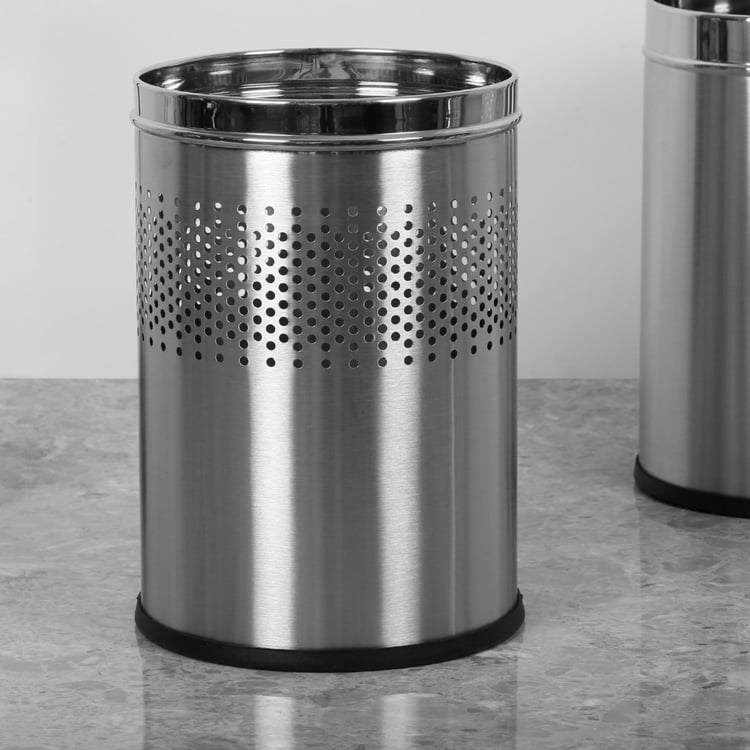 Buy Derby Stainless Steel Half Perforated Bin from Home Centre at just ...