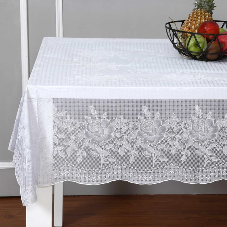 Buy Elfin Embossed Sheer Table Cover from Home Centre at just INR 699.0