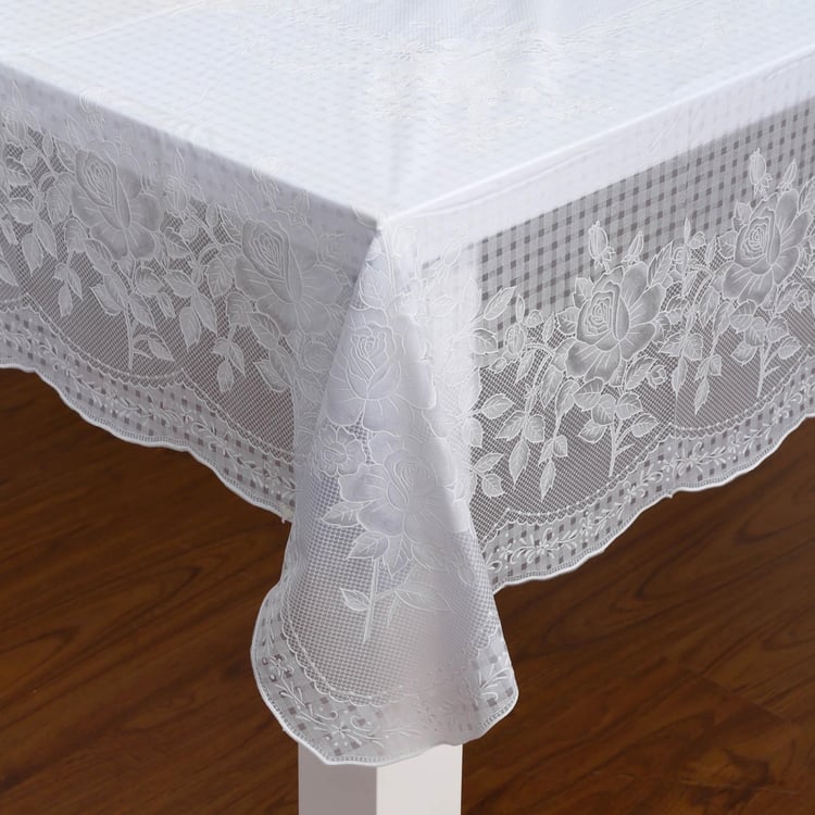 Buy Elfin Embossed Sheer Table Cover from Home Centre at just INR 699.0