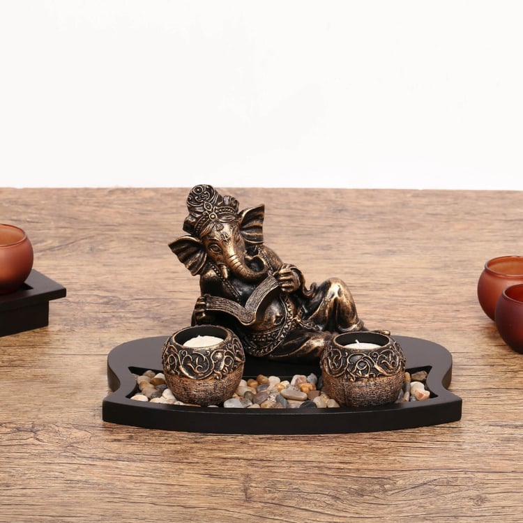 Buy Renaissance Ganesha Gift Set from Home Centre at just INR 1299.0