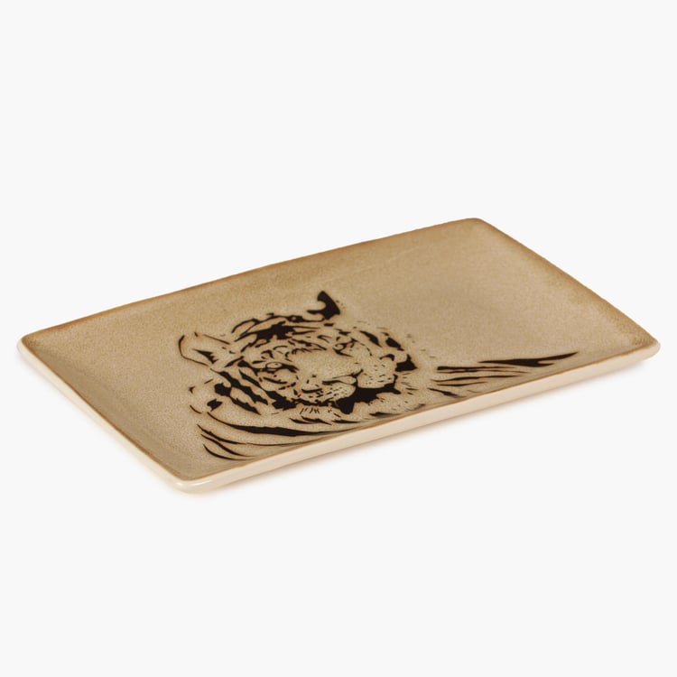 Buy Imperial Tiger Rectangular Platter from Home Centre at just INR 595.0