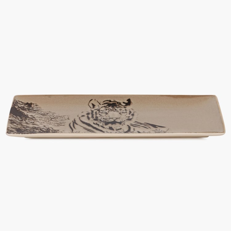 Buy Imperial Tiger Rectangular Platter from Home Centre at just INR 1195.0