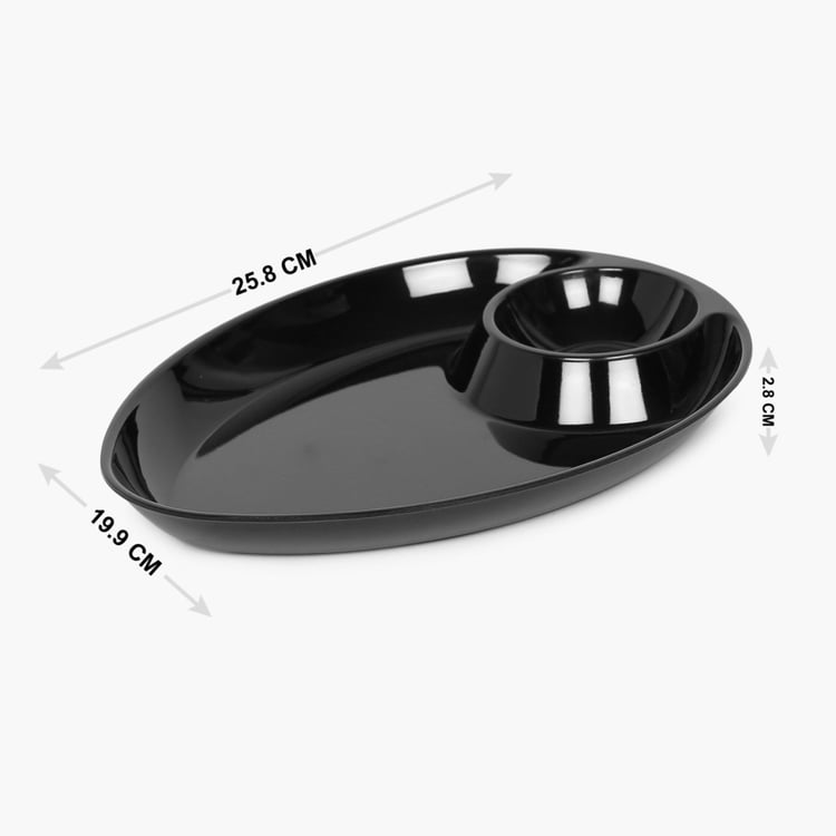 Buy Forest Forever Chip & Dip Section Plate from Home Centre at just ...