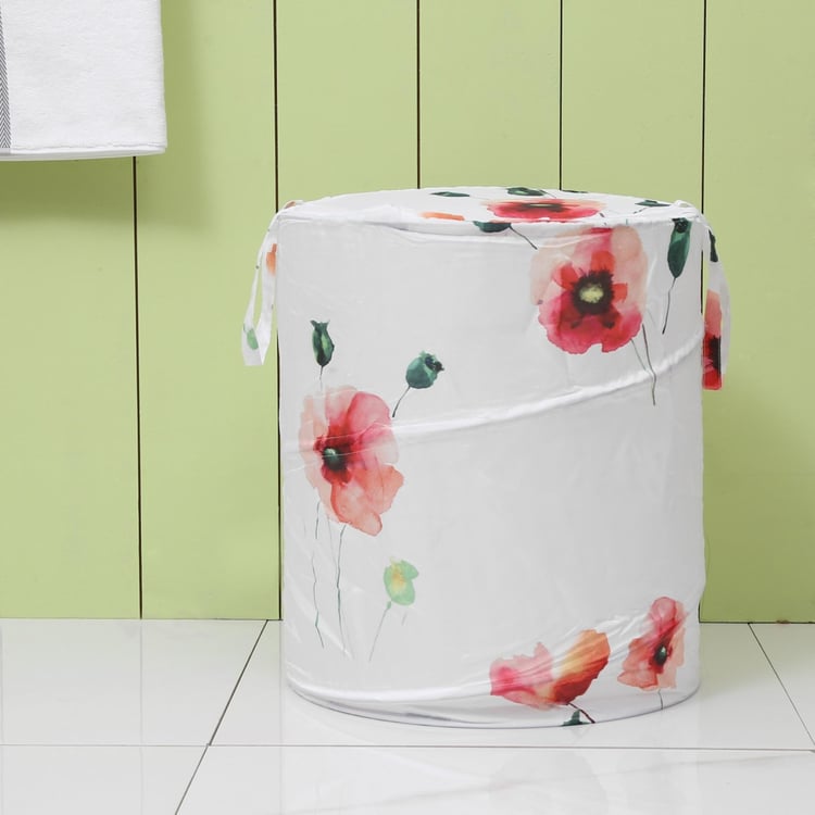 Buy Floral Print Laundry Hamper from Home Centre at just INR 799.0
