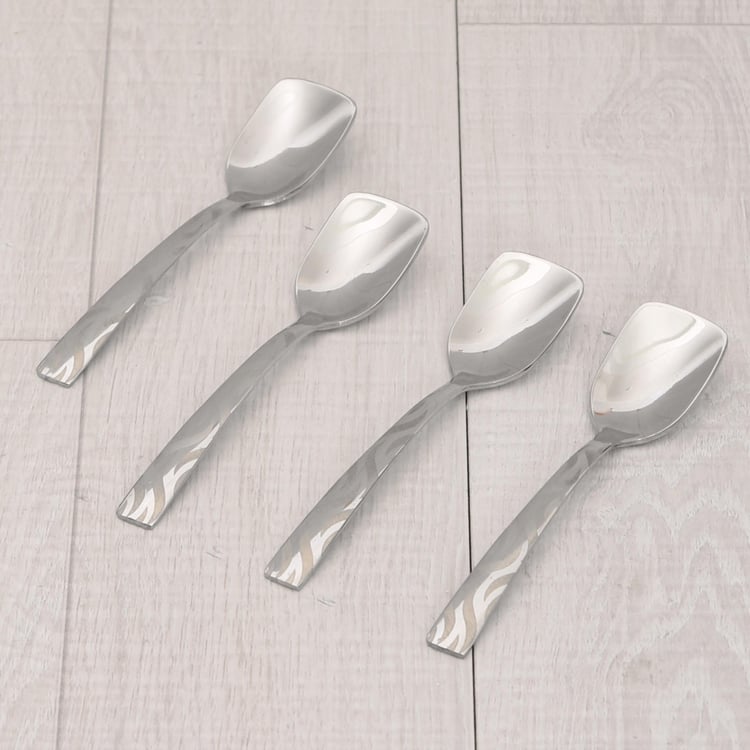 Buy Glister Royce Stainless Steel Ice Cream Spoon - Set Of 6 Pcs. from ...