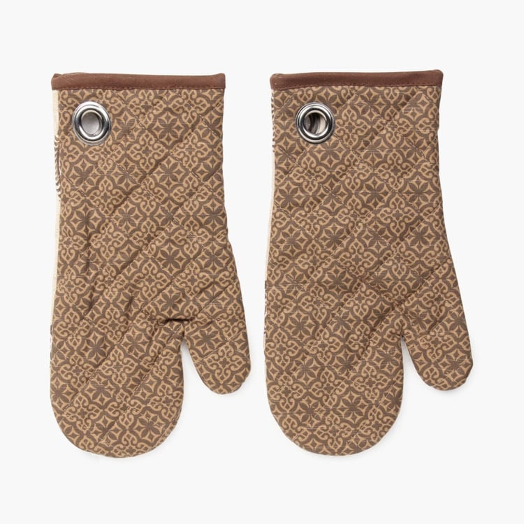 Buy Printed Oven Mitten - Set Of 2 from Home Centre at just INR 399.0