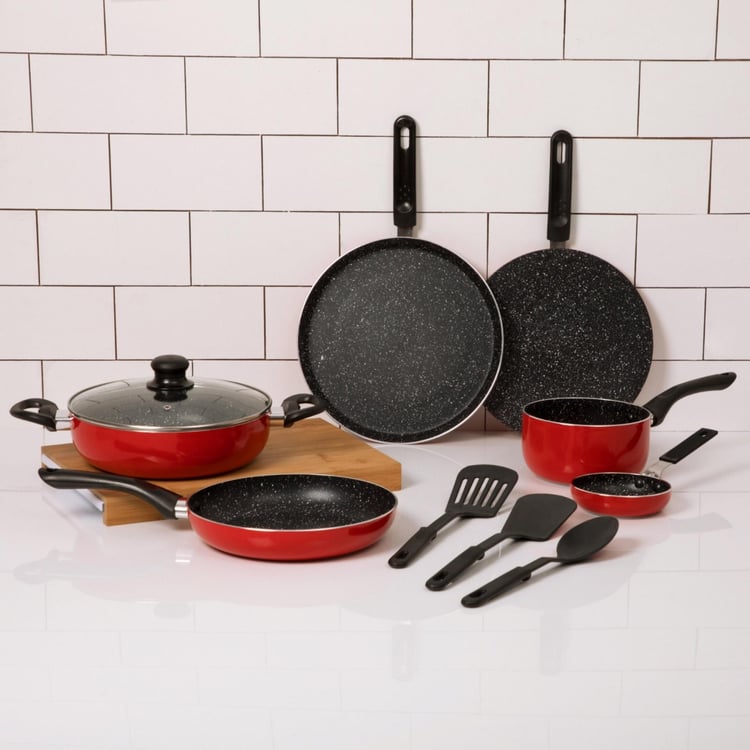 Buy Metal Cookware Set-10 Pcs. from Home Centre at just INR 2999.0
