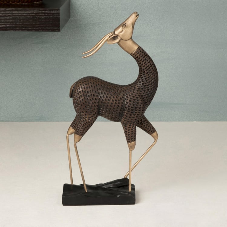 Buy Splendid Adrian Polyresin Antelope Figurine from Home Centre at ...