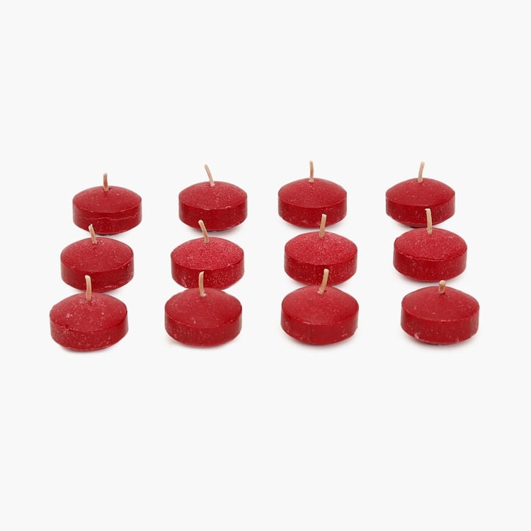 Buy Colour Connect Floating Candle Set-12 Pcs. Raspberry from Home ...