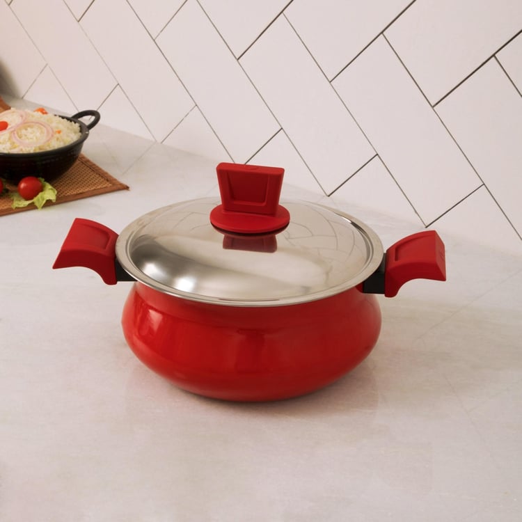 Buy Bentle Metal Handi with Lid - 22cm from Home Centre at just INR 1799.0