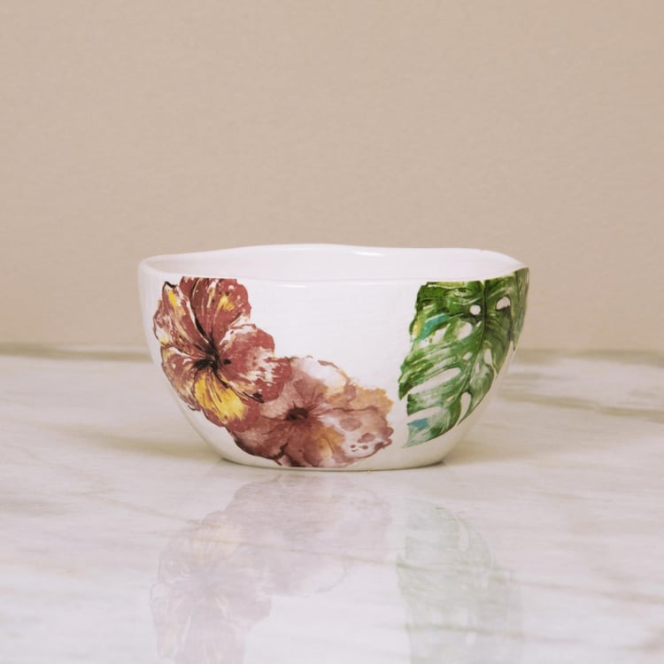 Buy Alora-Crest Printed Curry Bowls - Ceramic - Katori - 10.5 cm x 10.5 ...