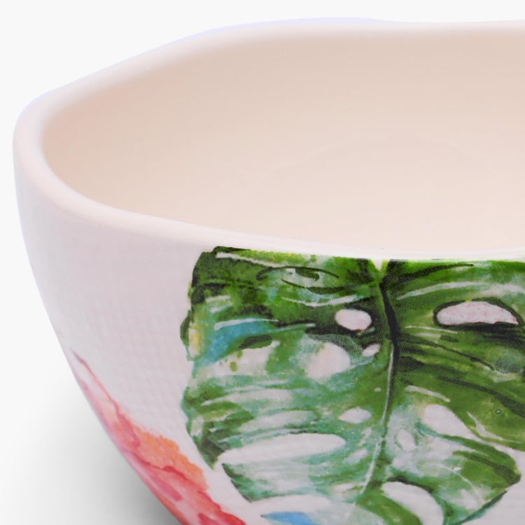 Buy Alora-Crest Printed Curry Bowls - Ceramic - Katori - 10.5 cm x 10.5 ...