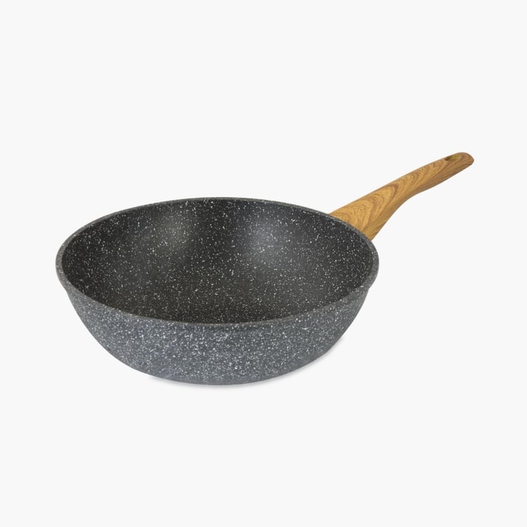 Buy Truffles-Atlas Solid Frying Pan - Aluminium - Die Cast Wok 51 cm x ...
