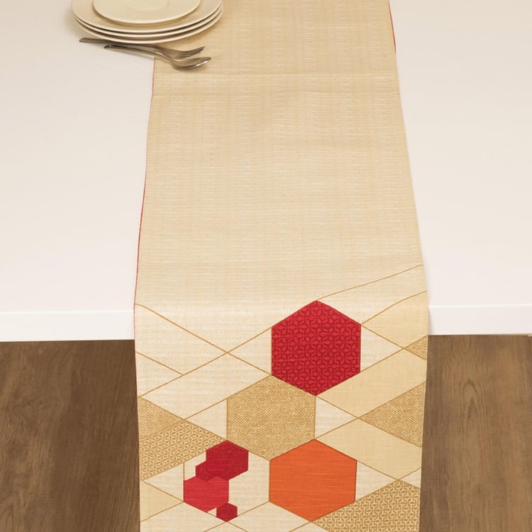 Buy Meadows Bohemian Sunset Checkered Table Runner from Home Centre at ...