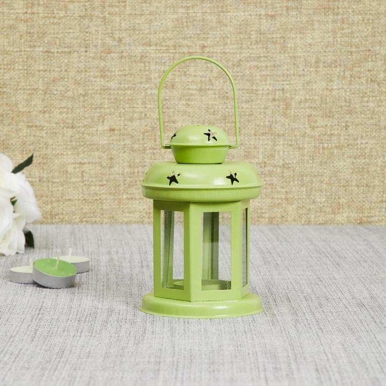 Buy Salsa Round Glass Lantern - 10 cm L x 10 cm W x 20 cm H from Home ...