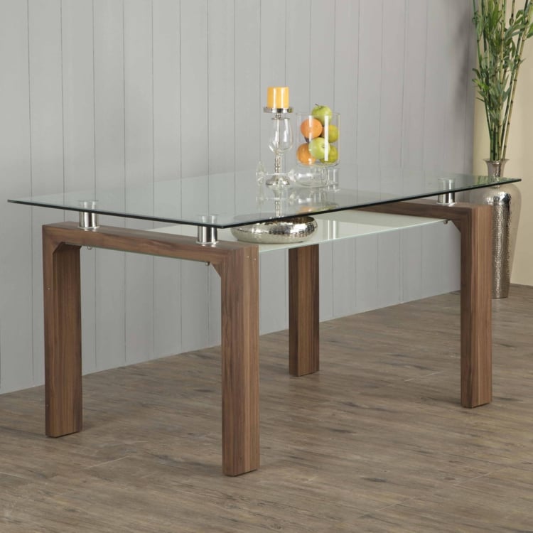 Buy Finn 6-Seater Dining Table Without Chair - Brown-Without Chair from ...