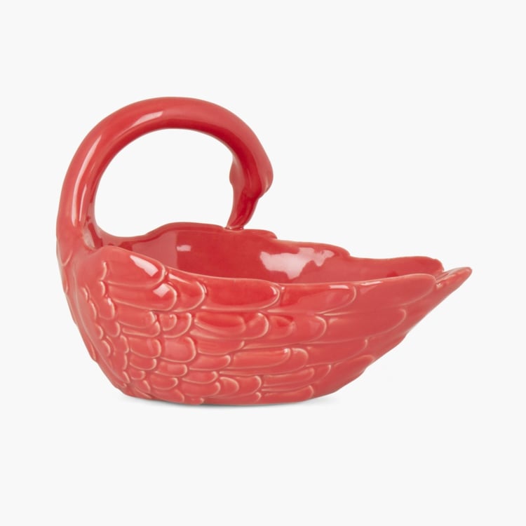 Buy Splendid Textured Bird Figure Bowl from Home Centre at just INR 999.0