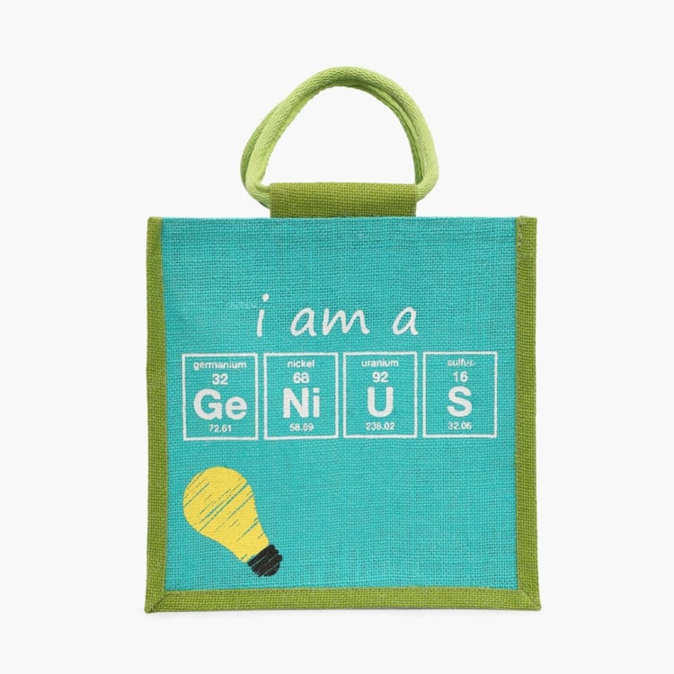 Buy Livia Printed Jute Lunch Bag from Home Centre at just INR 249.0