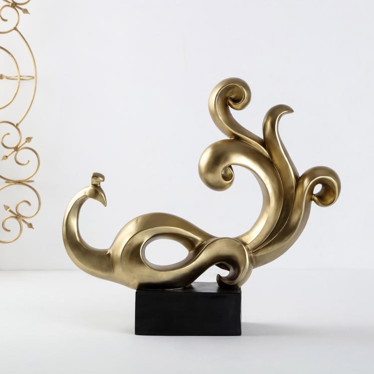 Buy Moksha Abstract Peacock Figurine from Home Centre at just INR 2599.0