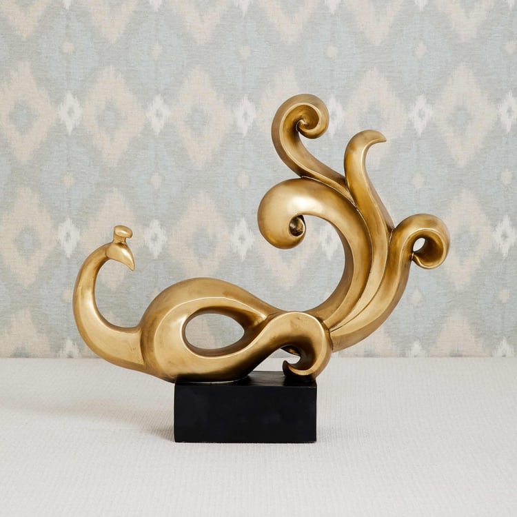 Buy Moksha Abstract Peacock Figurine from Home Centre at just INR 2599.0