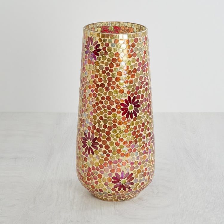 Buy Splendid Floral Pattern Vase from Home Centre at just INR 1599.0