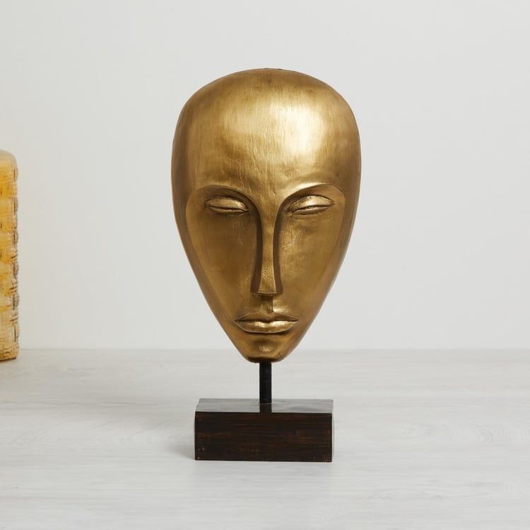 Buy Splendid Textured Abstract Face Mask Table Accent from Home Centre ...