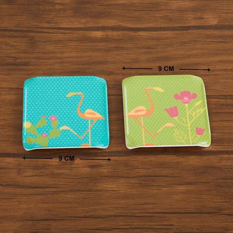 Buy Raisa-Retro Printed Melamine Coasters-Set Of 6 Pcs. from Home ...