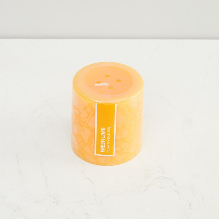 Buy Colour Connect Solid Fruity Pillar Candle from Home Centre at just ...