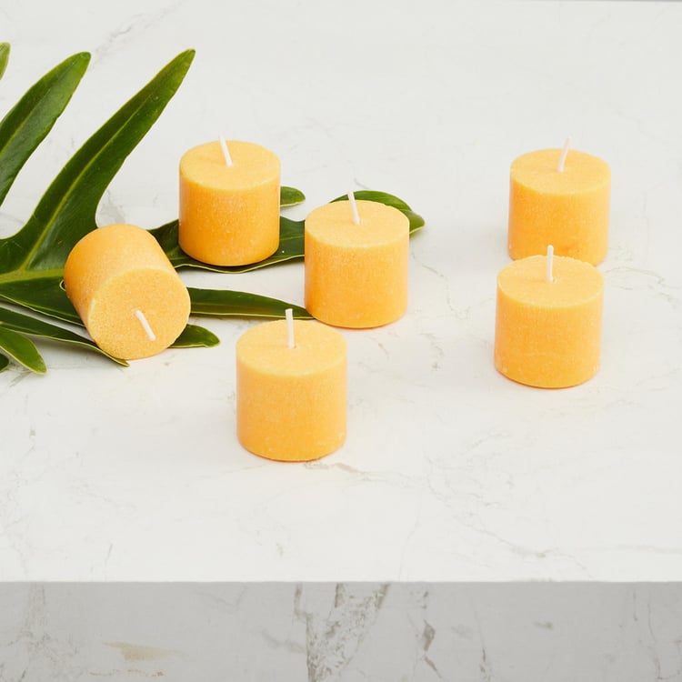 Buy Colour Connect Votive Round Candle - Set Of 6 Pcs. from Home Centre ...