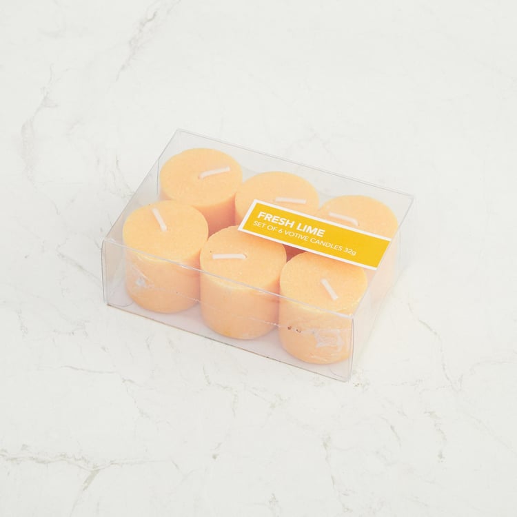 Buy Colour Connect Votive Round Candle - Set Of 6 Pcs. from Home Centre ...