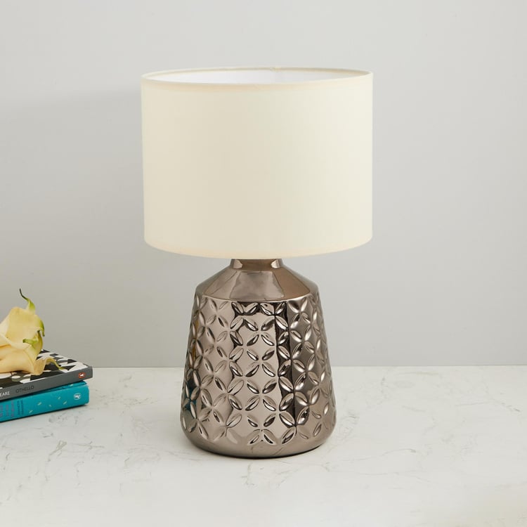 Buy Tranquil Textured Ceramic Table Lamp from Home Centre at just INR 999.0