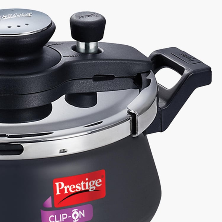 Buy PRESTIGE Clip On Hard Anodised Pressure Cooker/Handi - 5l from ...