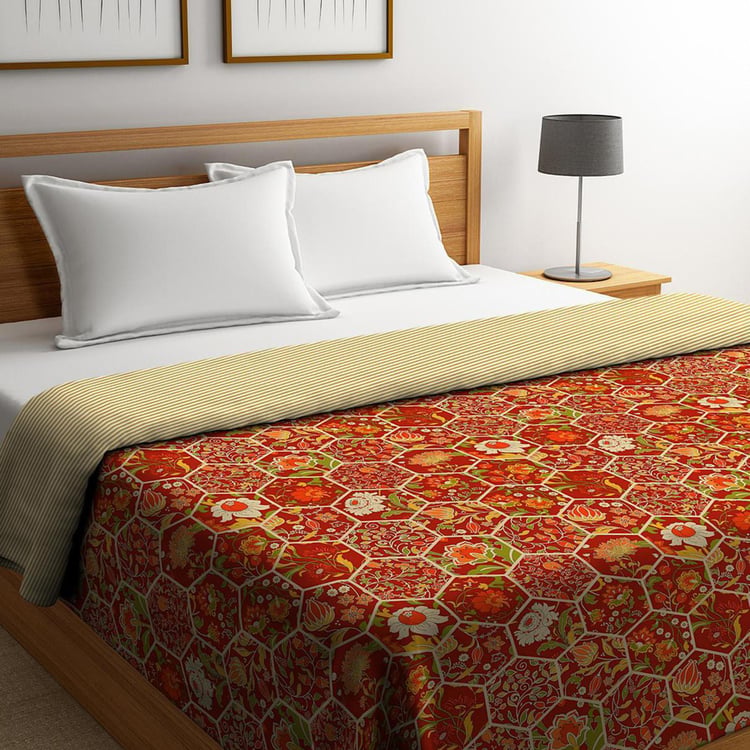 Buy PORTICO Marvella Printed Double Bed Comforter - 220 x 240 cm from ...