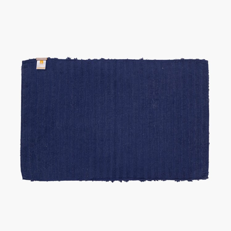 Buy MASPAR 91 Blue Cotton Bath Mat - 40x60cm from Maspar at just INR 650.0