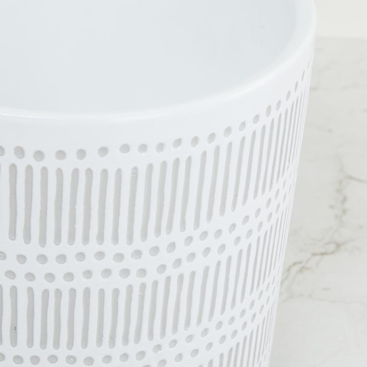 Buy Valencia Single Pc. Planter with Stand - Ceramic - White from Home ...