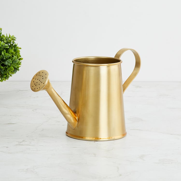 Buy Valencia Back Wall - Gold Solid Metal Watering Can from Home Centre ...