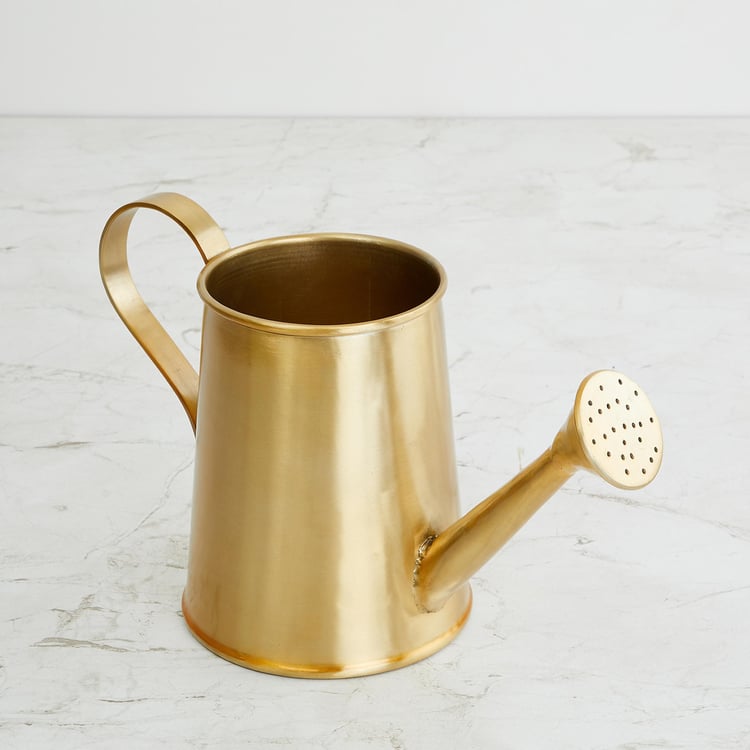 Buy Valencia Back Wall - Gold Solid Metal Watering Can from Home Centre ...
