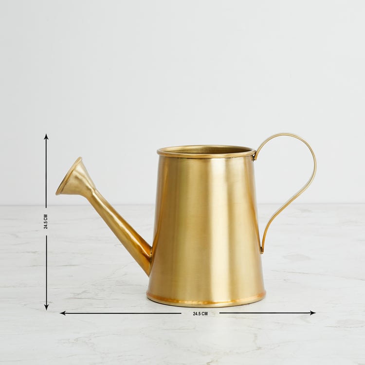 Buy Valencia Back Wall - Gold Solid Metal Watering Can from Home Centre ...