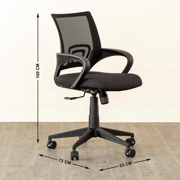 Buy Lewis Nxt Black Mesh Office Chair from Home Centre at just INR 4995.0