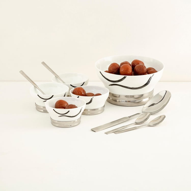 Buy Corsica 10Pcs Ceramic Pudding Set from Corsica by Home Centre at ...