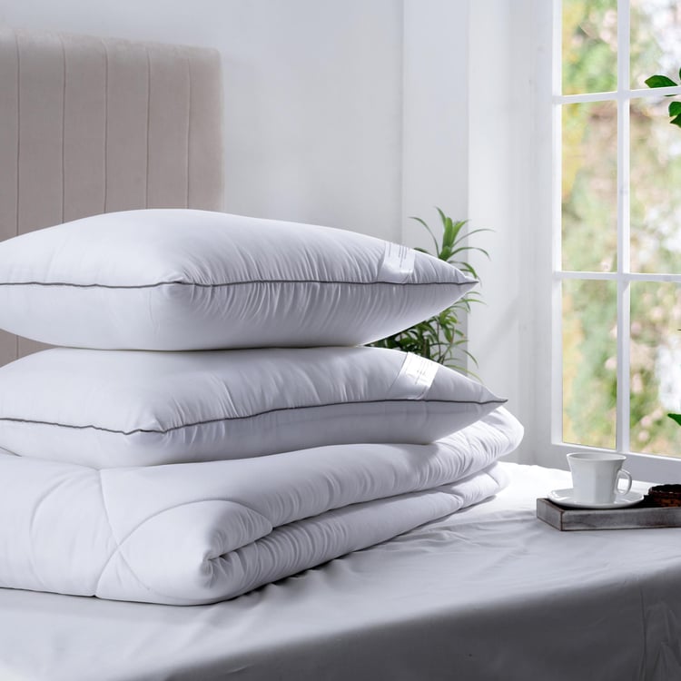 Buy MASPAR Essentials Filina White Solid Pillow - 50x75cm from Maspar ...