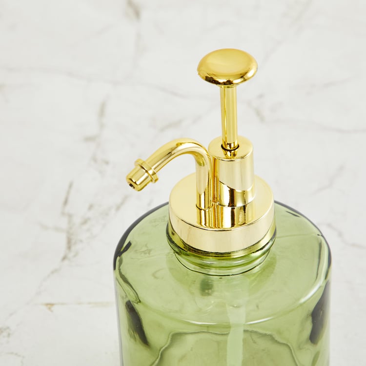 Buy Organic Acacia Glass Soap Dispenser from Home Centre at just INR 899.0