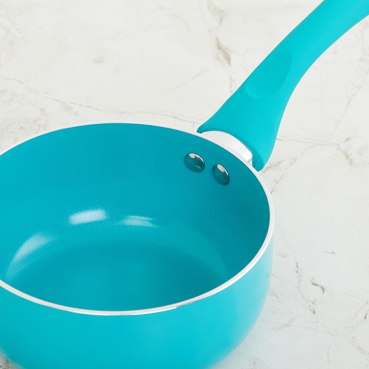 Buy Colour Connect Teal Milk Pan -16cm from Home Centre at just INR 599.0