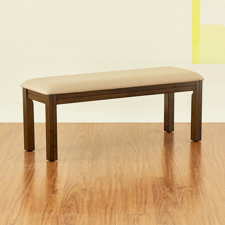 Buy Montoya Rubber Wood Big Dining Bench - Beige from Home Centre at ...
