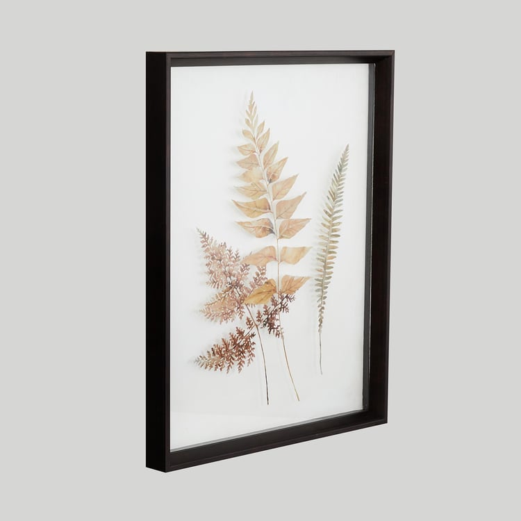 Buy Artistry Multicolour Glass Art Dried Leaf Picture Frame- 40 x 50 cm ...
