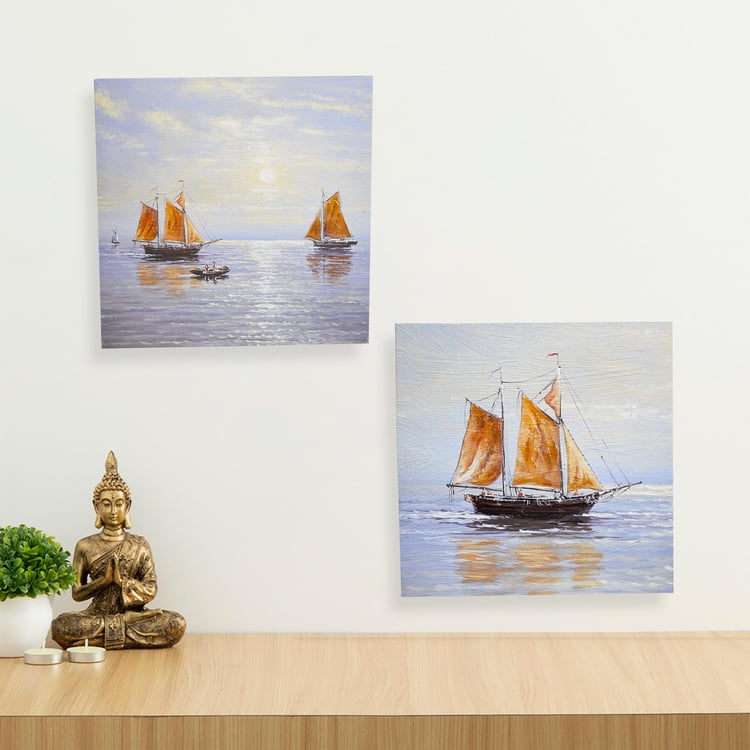 Buy Brezza Sailing Kayak Picture Frame - Set of 2 - 50 x 50 cm from ...